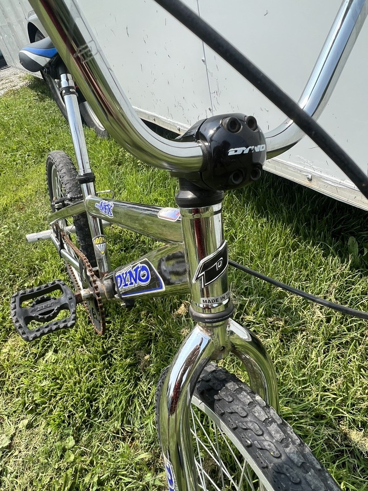 RARE Vintage GT Dyno NFX Chrome BMX Bike Old School / Mid School *NOT ...
