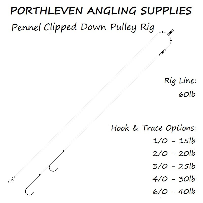 5 x Pennel Clipped Down Pulley Sea Fishing Rig, All Sizes, Free P&P | eBay