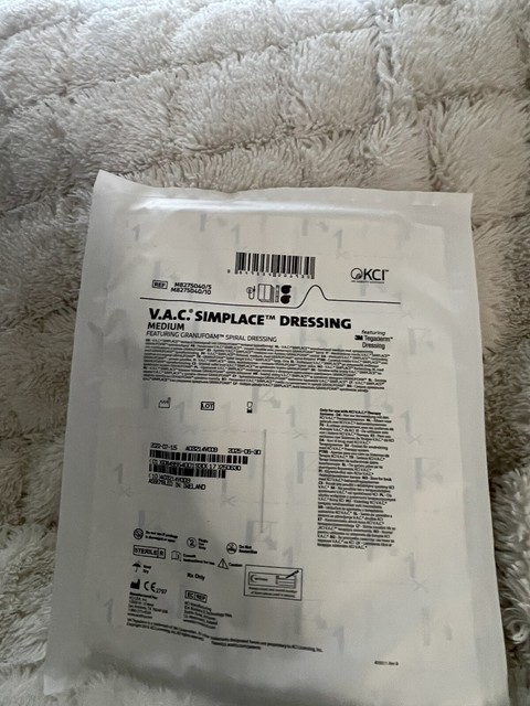 KCI V.a.c. Therapy Simplace Dressing Medium Wound VAC M8275040 for sale ...