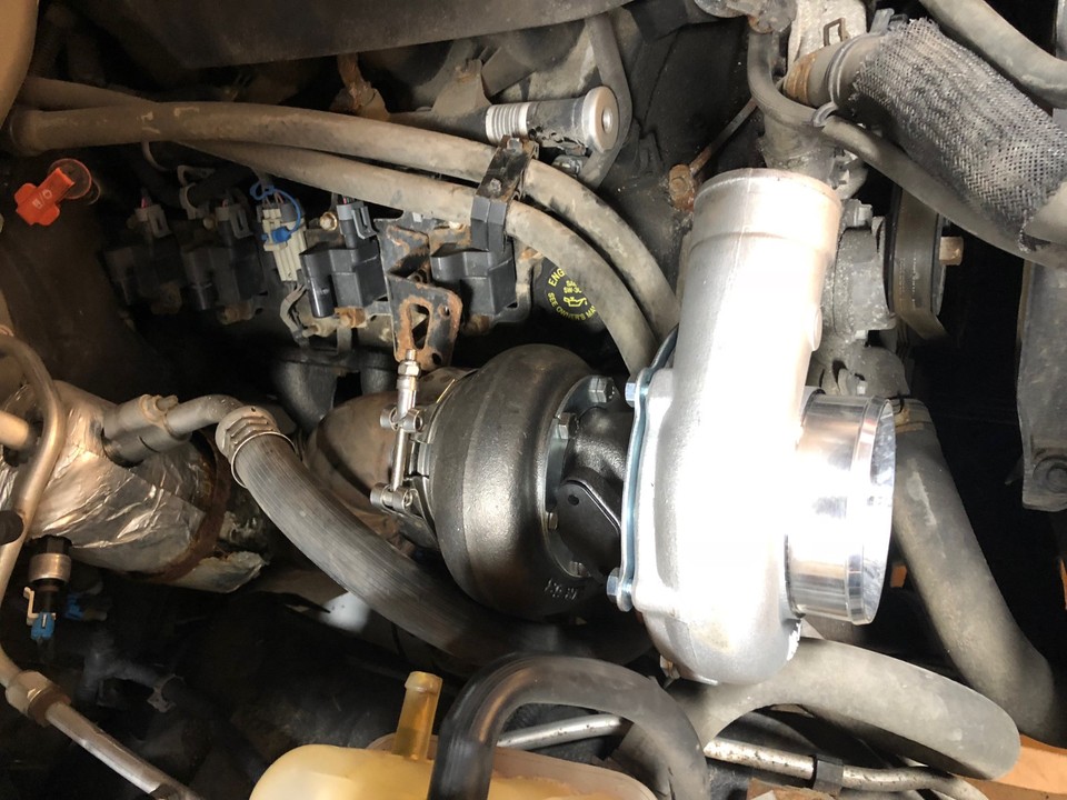 Turbo Kit T70 T4 FOR Silverado Sierra Turbocharger Vortec V8 LS 4.8 5.3 ...