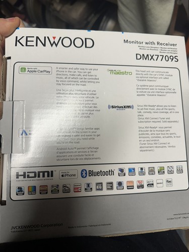 Kenwood DMX7709S 6.8" Digital Media Receiver 2-DIN Apple CarPlay ...