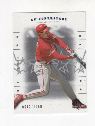 2001 SP Authentic - SP Superstars Pat Burrell #168 /1250 for sale ...