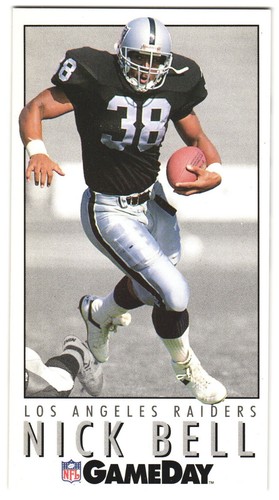 Nick Bell 1992 Game Day NFL Card #496 | eBay