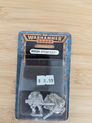 Warhammer 40k - 8002H Marine Scout w/ Needle Rifle | eBay