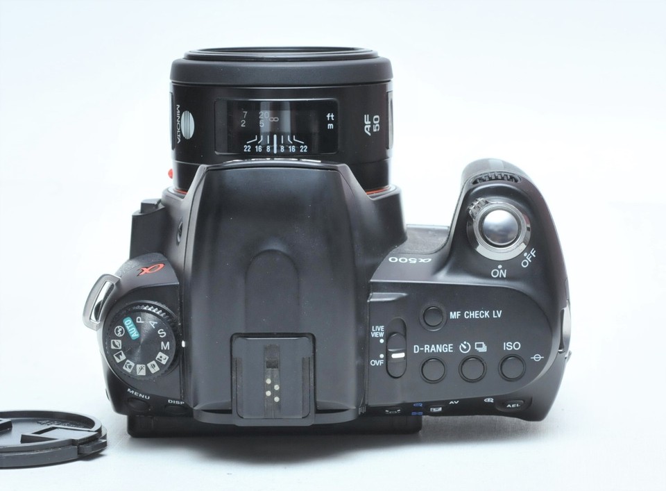 Sony Alpha A500 12.3MP Digital SLR Camera with AF 50mm F1.7 Lens | eBay