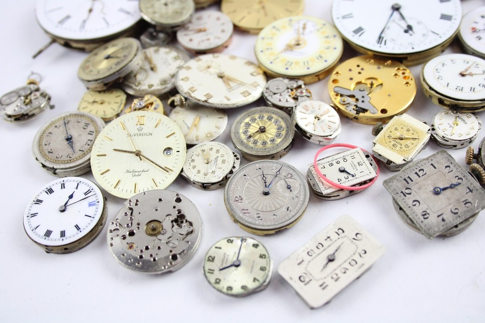 Assorted Watch Movements For Parts & Restoration Omega Rotary Job Lot ...