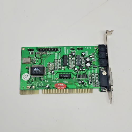 ESS BTC 1859A 16-Bit ISA Sound Card Audiodrive ES1868F Chip with Game ...