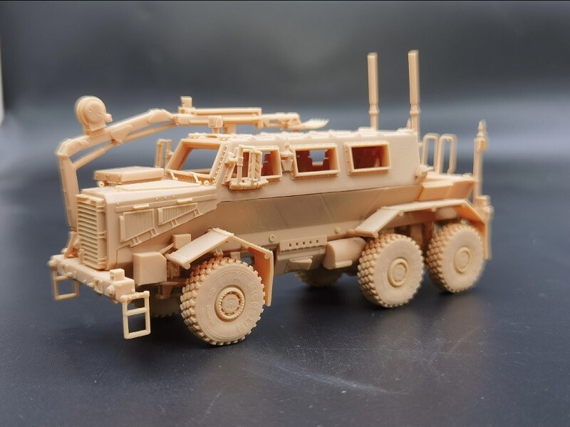 1/72/144 US Army "Big Buffalo Mine clearance vehicle" kit model(3D ...