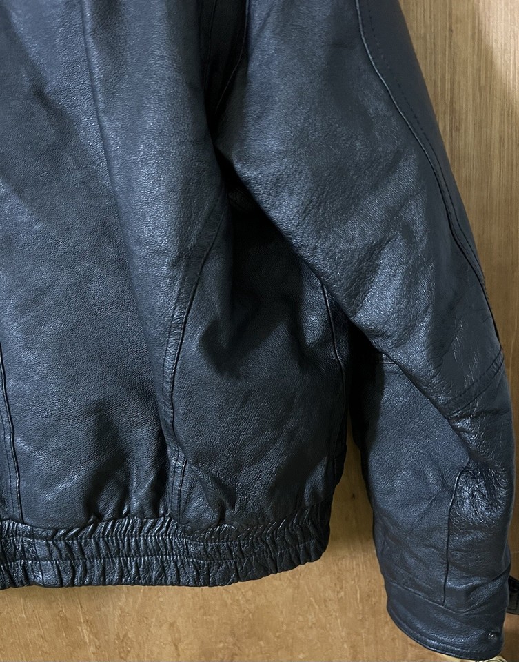 Saddlery Leather Jacket . Size XL. Shell: Genuine Leather. | eBay