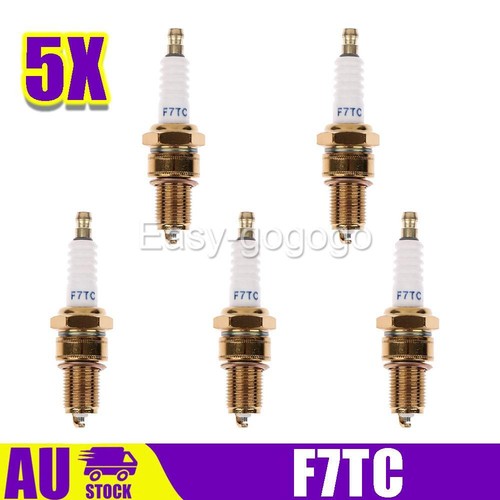 5X Spark Plug F7TC For AUTOLITE 4263 TORCH: F6RTC, F7RTC BPR6ES ...
