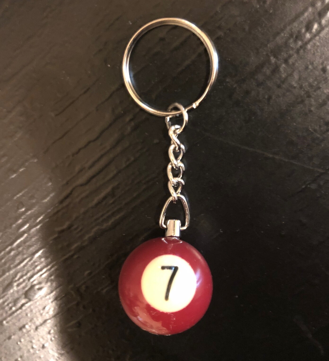1x Billiards Table Pool Ball Keychain Cool Player Gift - Choose Numbers ...