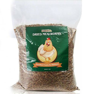 5 LBS Bulk Dried BSF Mealworms For Wild Birds Food Chickens Hen Fish ...
