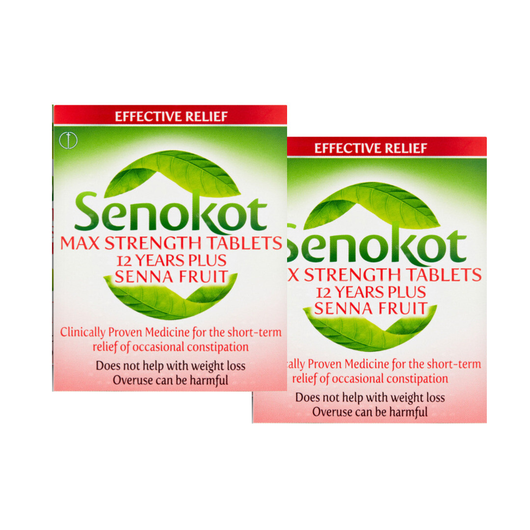Senokot Senna Fruit Max Strength Constipation Relief 2 x 10 Tablets ...