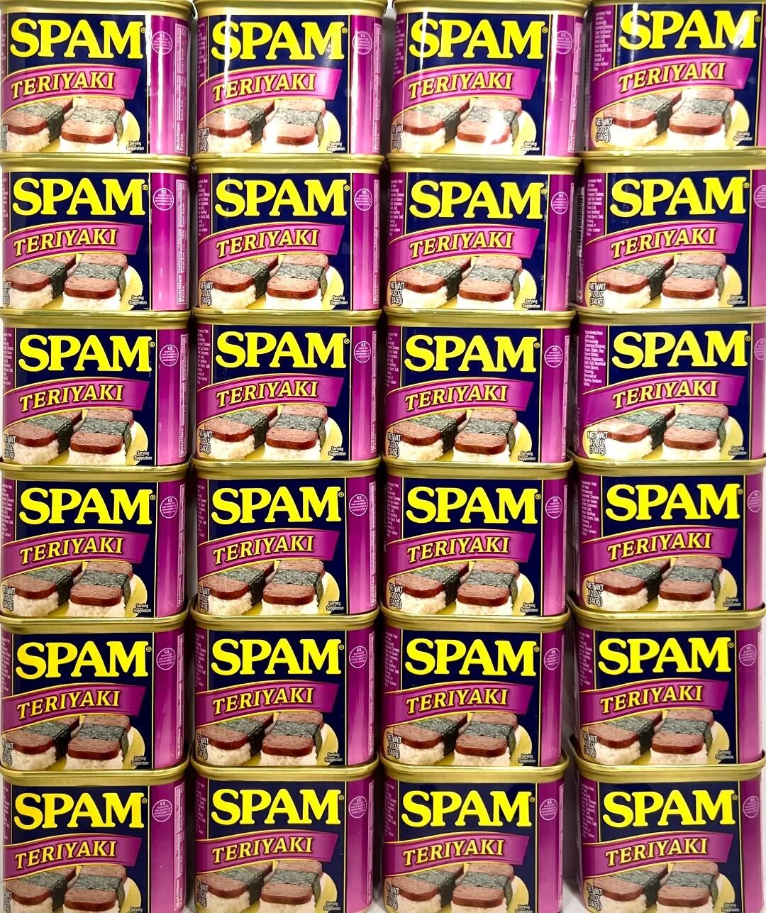 Spam Teriyaki Luncheon Meat 12 oz ( Pack of 24 )~11/2028 | eBay