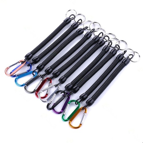 1PC Tactical Retractable Spring Elastic Rope Security Gear Tool Hiking ...
