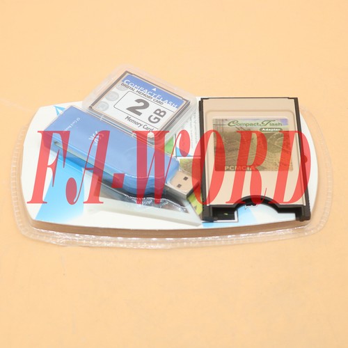 FANUC Parts 2GB CF Compact Flash card+CF-PCMCIA Adapter+SSK USB2.0 New ...