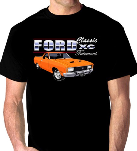 FORD XC FAIRMONT UTE QUALITY BLACK T-SHIRT (6 CAR COLOURS) BIG FIT ...