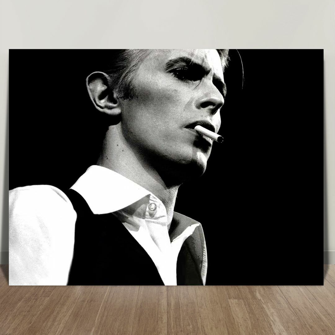 DAVID BOWIE CIGARETTE SMOKE CANVAS PRINT 8x10" PHOTO ART | eBay