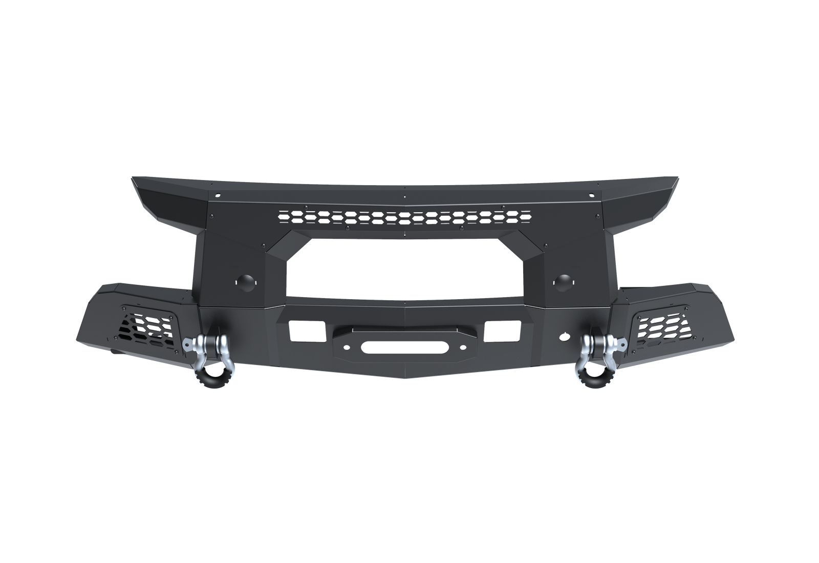 For 2019 2020 2021 Chevrolet Silverado 1500 Front Bumper & Bull Bar W/2 ...