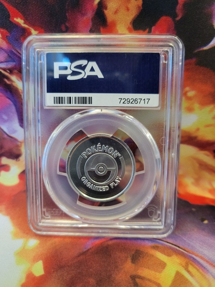 Pokemon Rayquaza 2005 Player Rewards Graded Coin PSA 9 | eBay