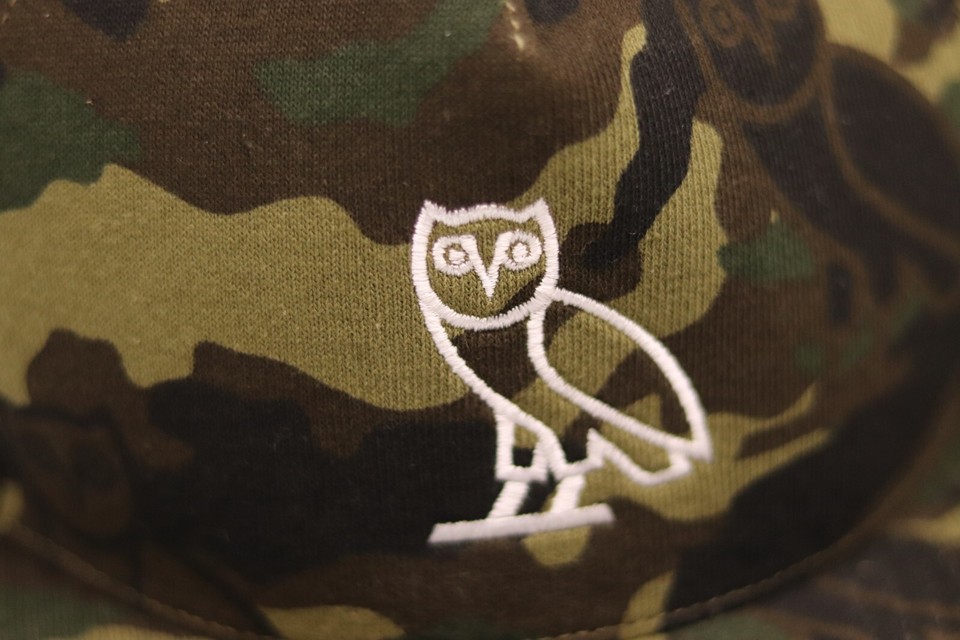 OVO x BAPE Camo Hat | Green | One Size | Owl A bathing ape Drake ...