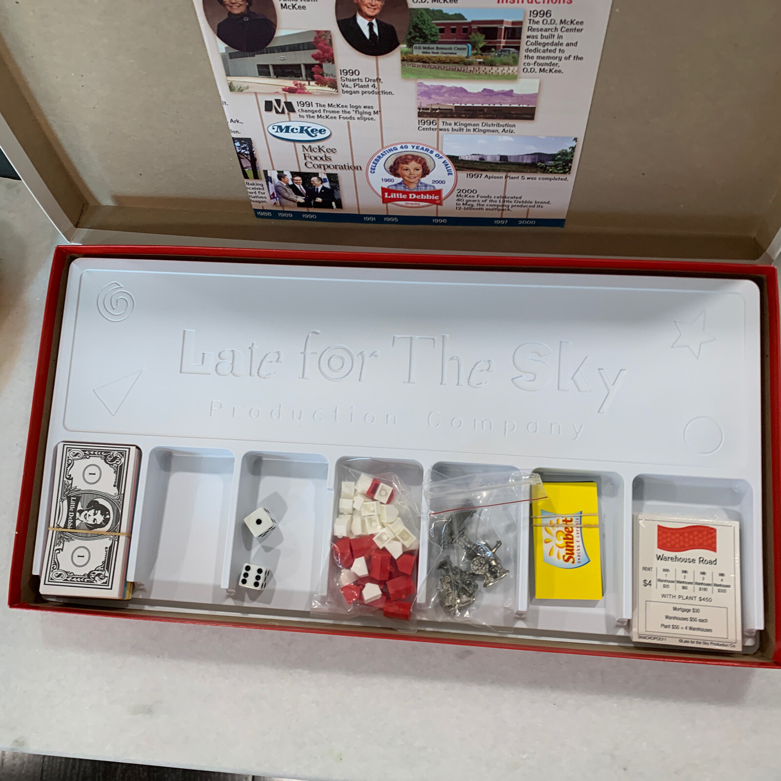 NEW Little Debbie Snackopoly The Sweetest Board Game Monopoly Snacks ...