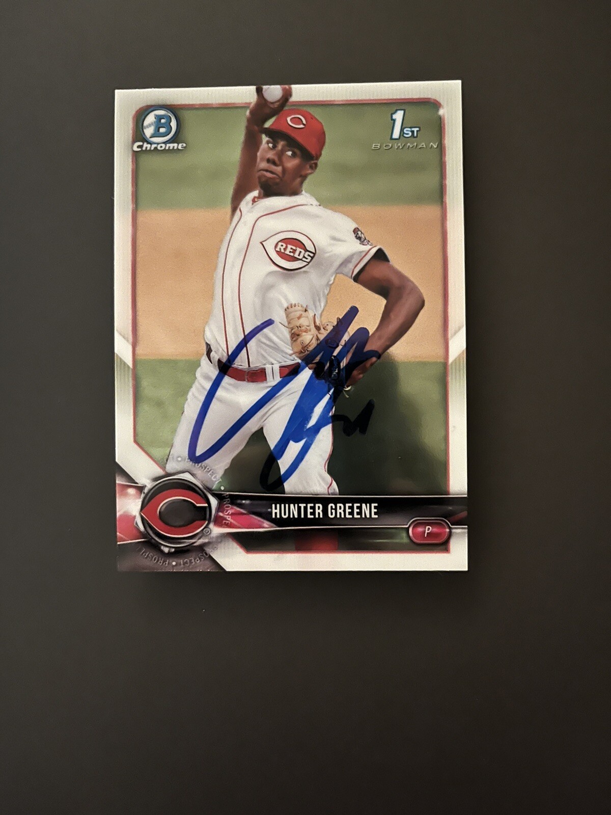 hunter greene signed autographed 1st bowman chrome | eBay