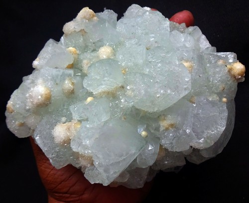 GREEN APOPHYLLITE CUBES FORMATION W/ GYROLITE BALLS ON MATRIX MINERALS ...