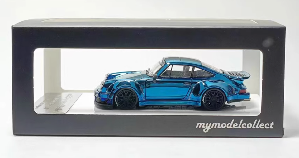 MC 1:64 Blue RWB 930 Widebody Racing Sports Model Diecast Metal Car | eBay
