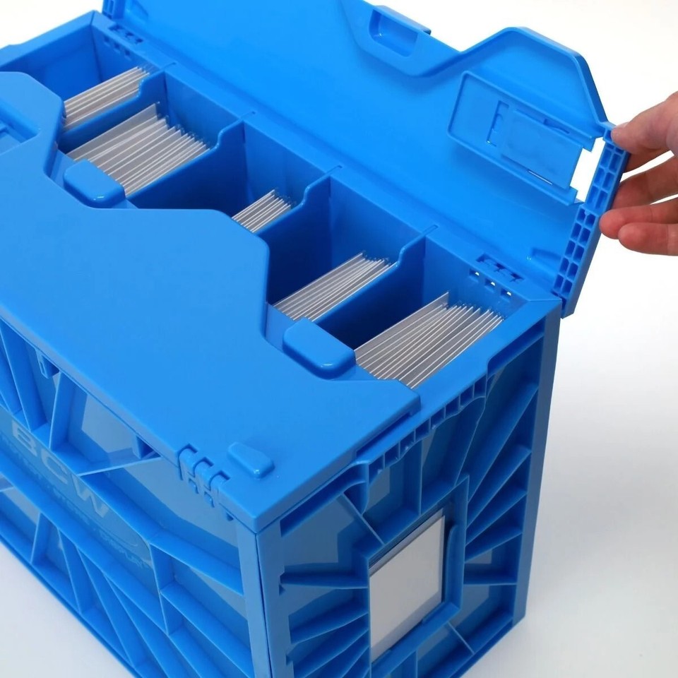 BCW Blue Comic Book Bin Partitions Fit Short & Long Bins 3 Plastic ...