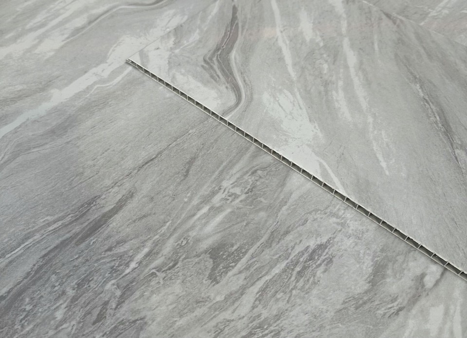 Large 1000mm Wide x 2.4m Shower Wet Wall Panels Bathroom Cladding PVC ...