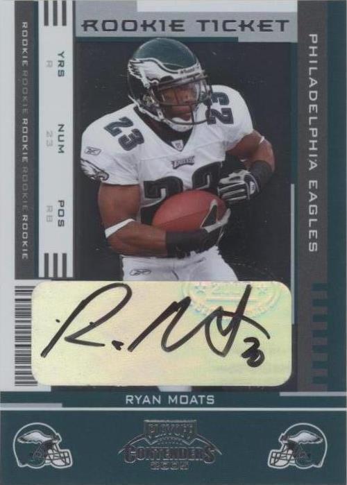 2005 Playoff Contenders - Rookie Ticket Ryan Moats #168 (AU, RC) for ...