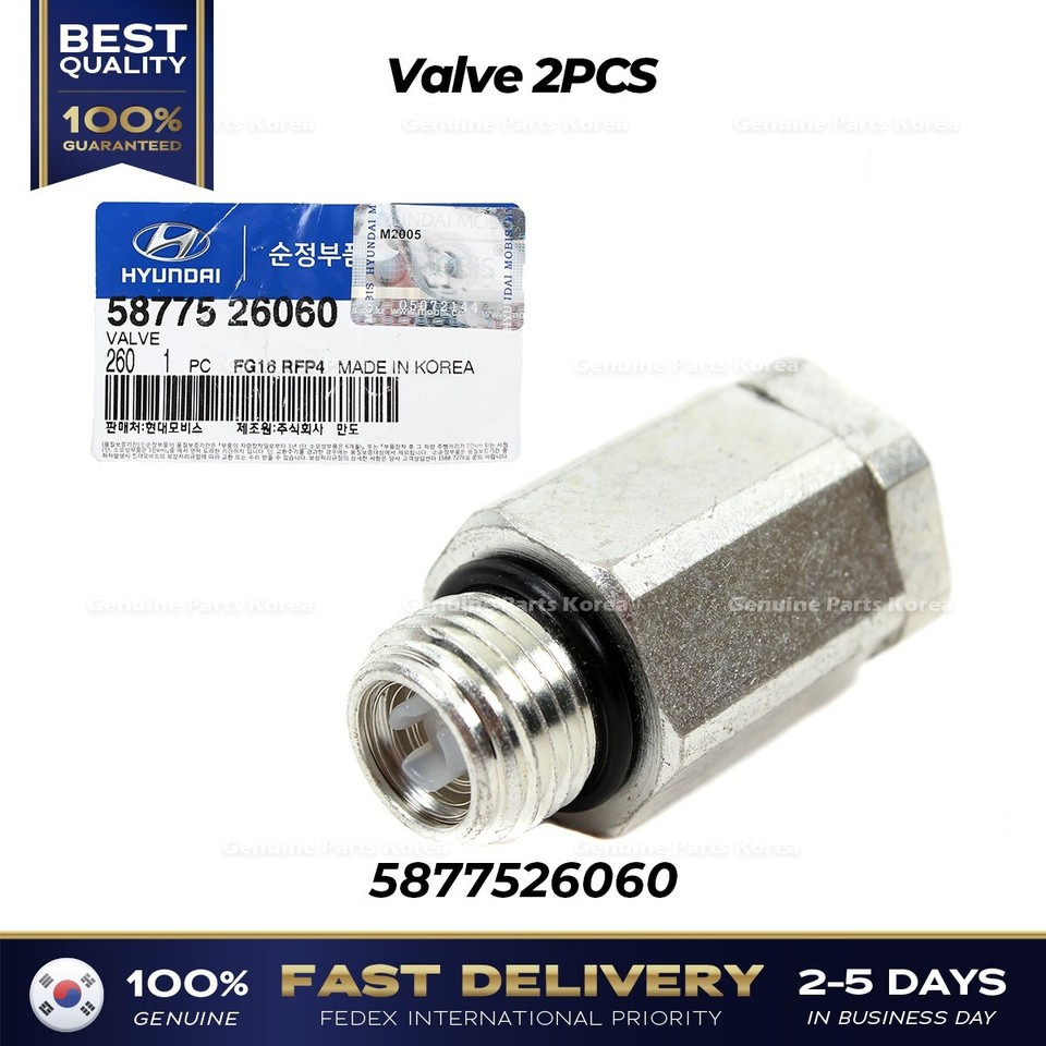 ⭐Genuine⭐ Valve 2PCS 5877526060 for Hyundai Santa Fe | eBay