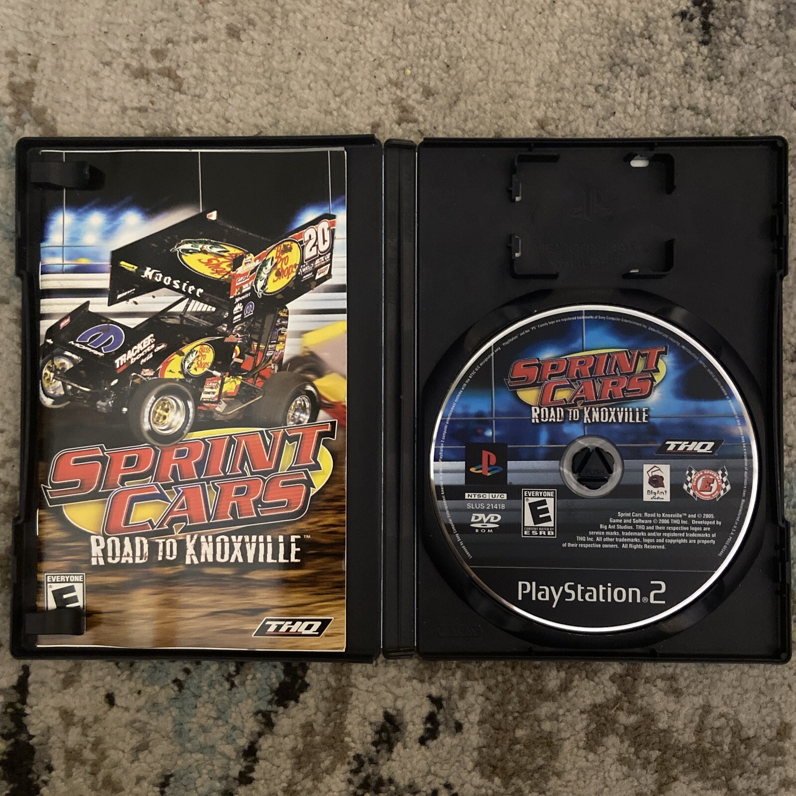 🔥 Sprint Cars: Road to Knoxville (PlayStation 2 PS2, 2006) CIB. Mint ...