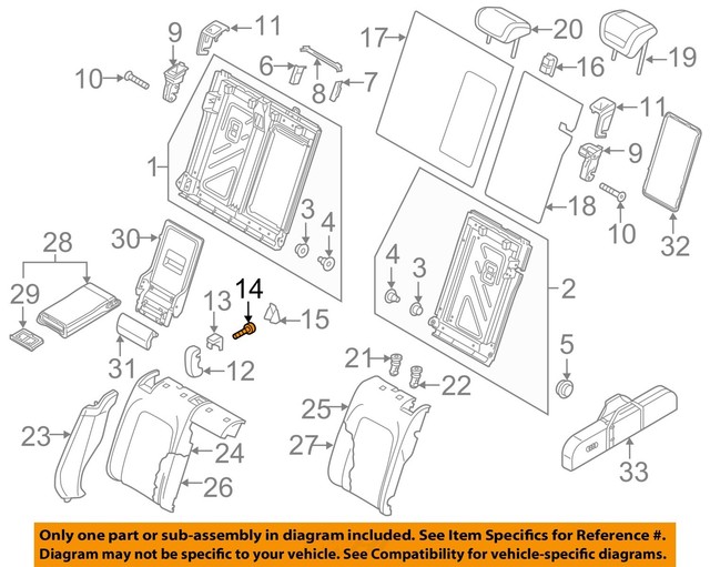 Audi OEM Q5 Headlight Head Light Lamp-retaining Bracket Upper Bolt ...