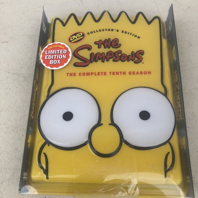 The Simpsons - Season 10 (DVD, 2007, 4-Disc Set, Bart Head Packaging ...
