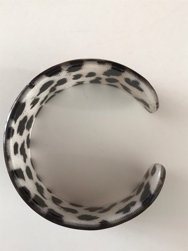 Leopard Print Pattern Acrylic Cuff Bracelet | eBay