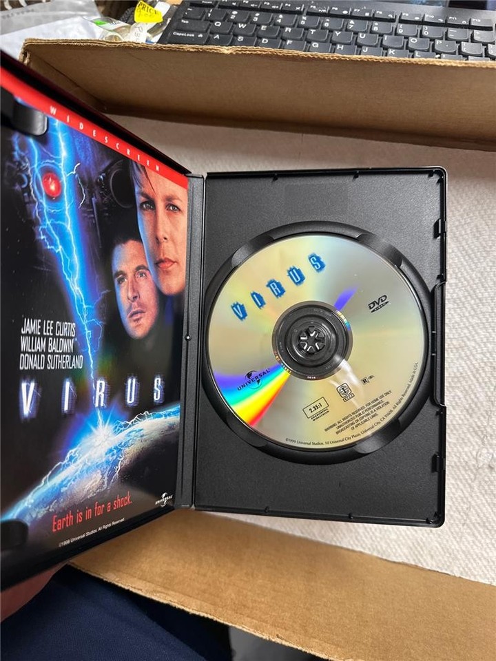 Virus (DVD, 1999) Jamie Lee Curtis, William Baldwin, Donald Sutherland ...