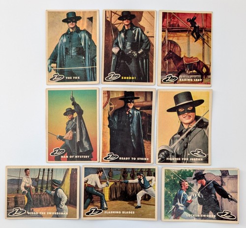 1958 Topps Zorro Trading Cards COMPLETE SET (88) 90% VG-EX | eBay