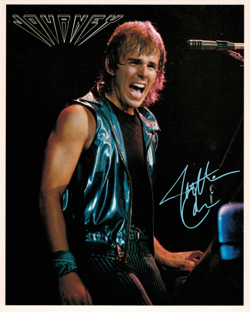 4439 Jonathan Cain JOURNEY Rock Authentic Vintage 1980s 8x10 Photograph ...