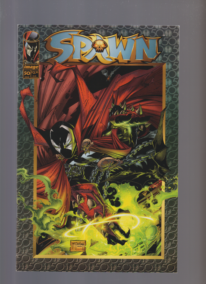 SPAWN #50 (1996) McFARLANE HOMAGE TO #1 + #16 (1993) 1ST GREG CAPULLO ...