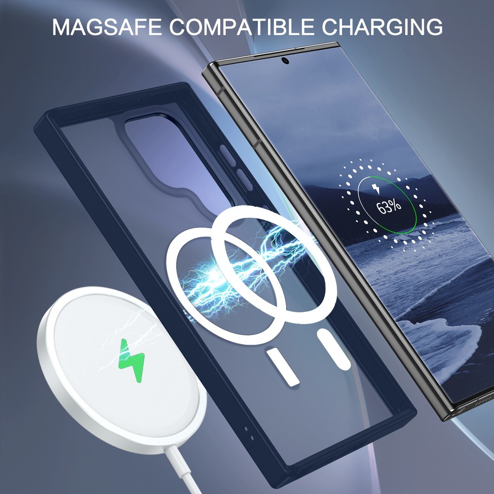 Magnetic Case For Samsung Galaxy S22/S23/S24/S25 Ultra/Plus A16/A15 ...