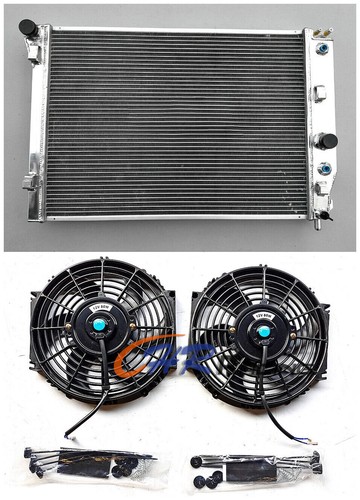 2 Row Aluminum Radiator+Fans For 1997-2004 Chevy Corvette Z06 C5 350 5 ...