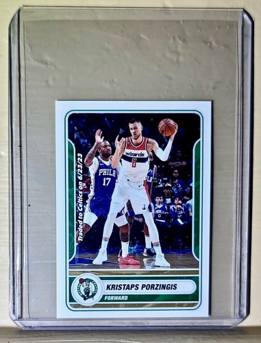 2023-24 Kristaps Porzingis Panini NBA Basketball #119 Sticker Boston ...