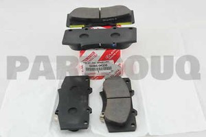 044650K330 Genuine Toyota PAD KIT, DISC BRAKE, FRONT 04465-0K330 | eBay