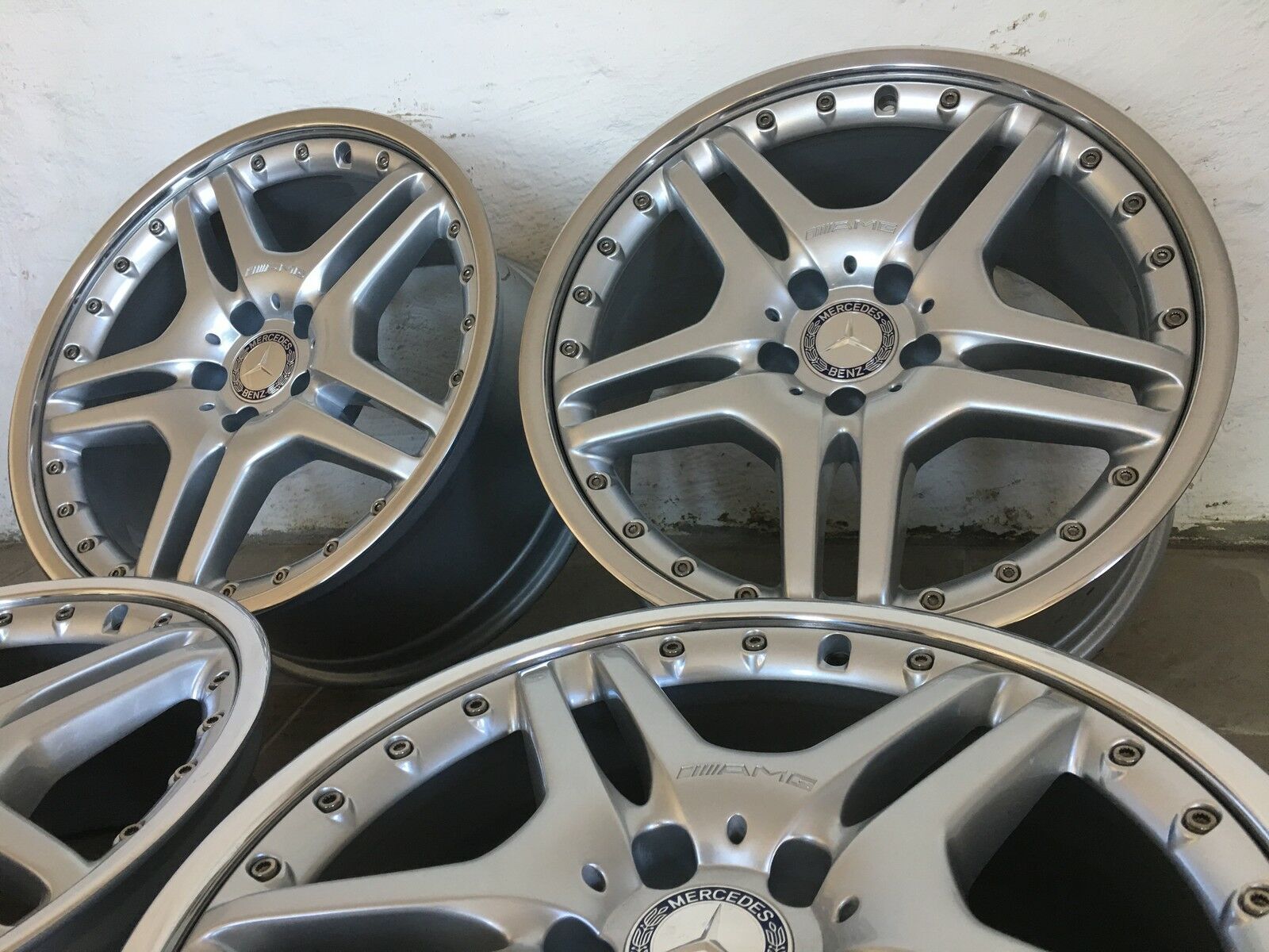 4 Orig. AMG Rims 19 " Mercedes R230 W203 R171 W211 SL65 E63 E55 C55 ...