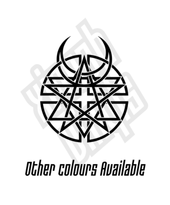 Disturbed vinyl sticker decal cd evolution logo car (Window Optional ...