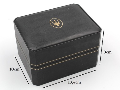 Box Maserati Watch Case Black Box Used N° 602 Made Leather Unisex | eBay