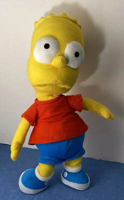 Bart Simpson The Simpsons 14” Plush 2018 Universal Studios Toy Factory ...