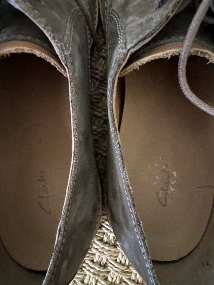 Clarks Collection Shoes Mens 10.5 M Wingtip Oxford Brown Suede Leather ...